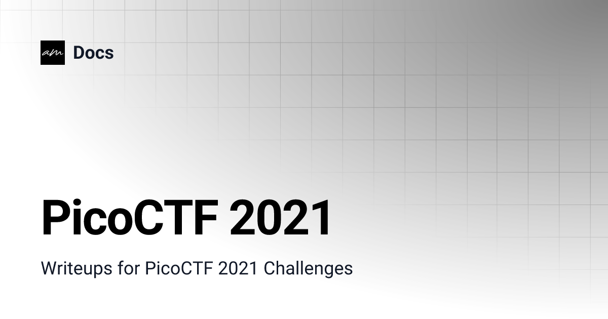 PicoCTF 2021 | Docs